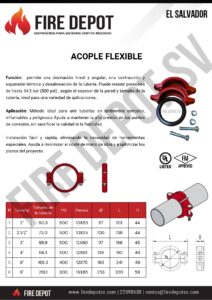 ACOPLE FLEXIBLE RANURADO - FiredepotFiredepot
